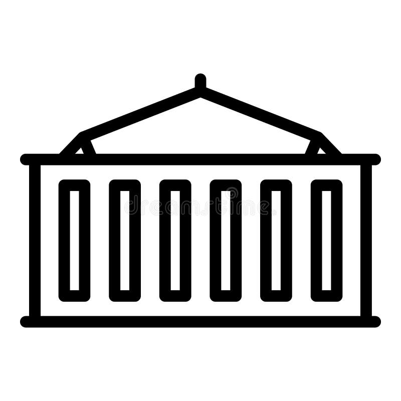 Ship Load Port Crane Icon Color Outline Vector Stock Vector ...