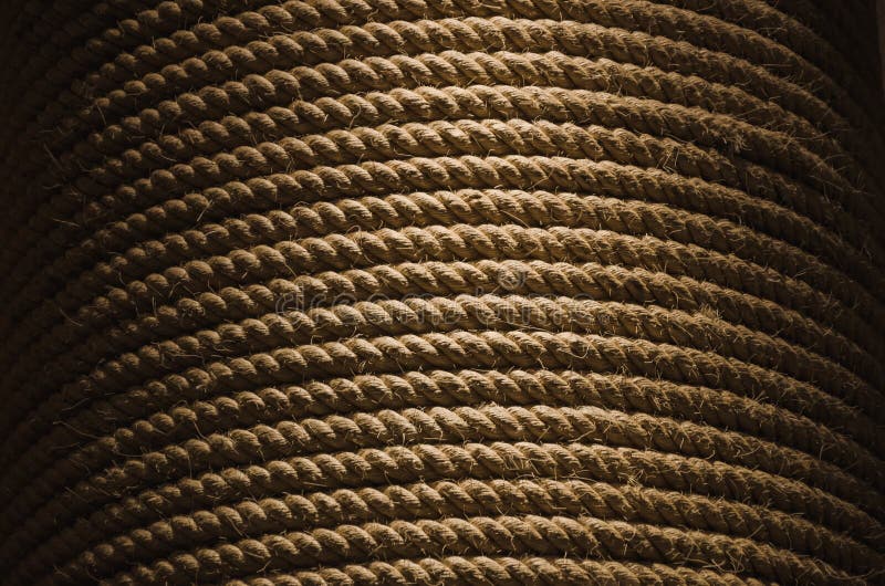 Ship cotton rope stock image. Image of object, pattern - 104448107