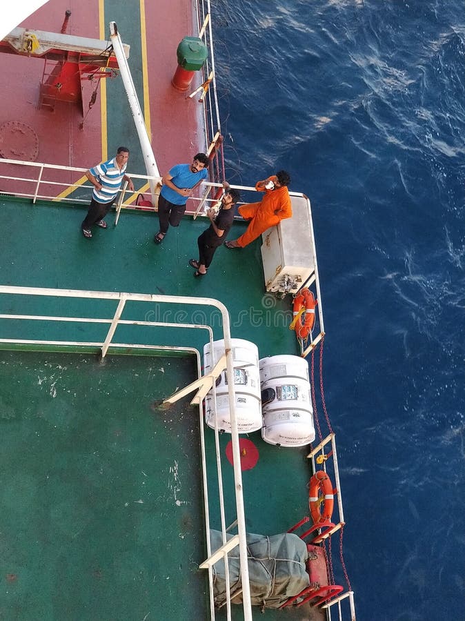 Ship Crew Enjoying the Free Time Editorial Photo - Image of crew ...