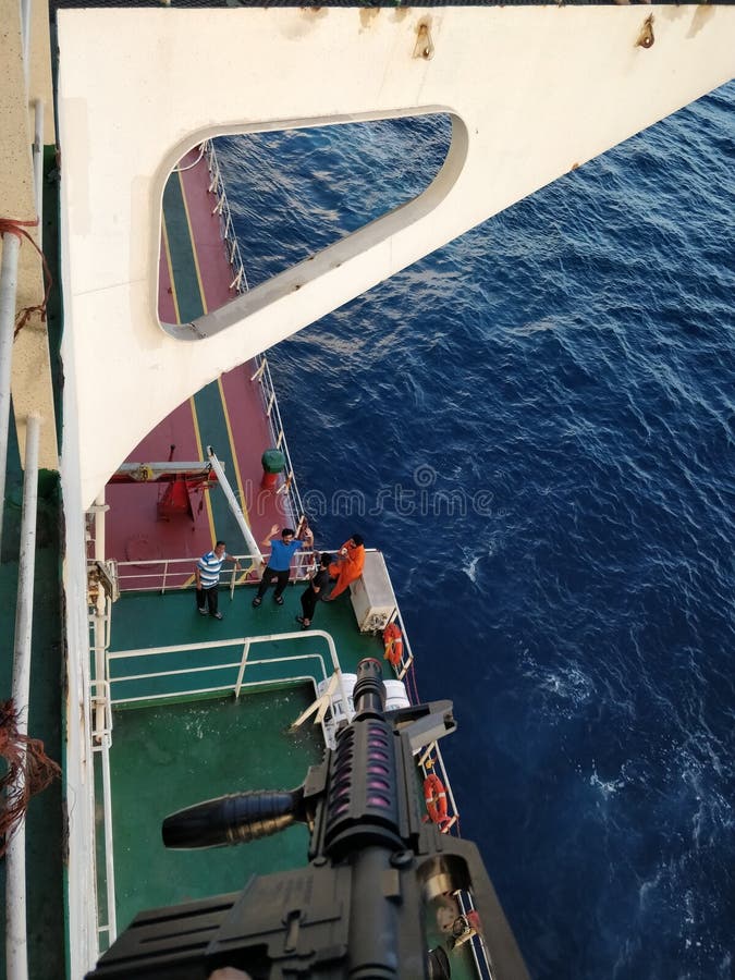 Ship Crew Enjoying the Free Time Editorial Stock Photo - Image of ...