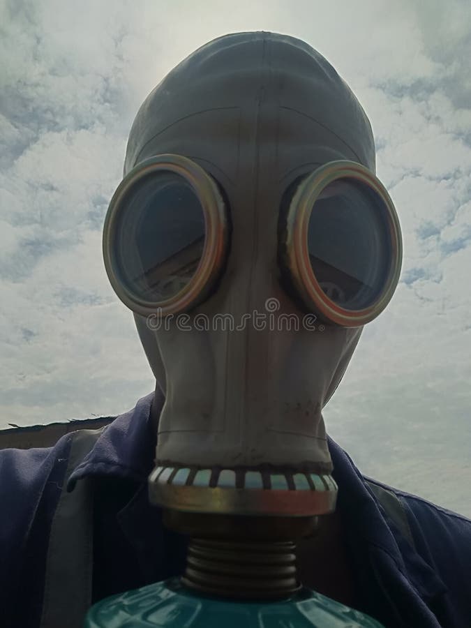 Ship Crew Wearing Oxygen Mask and Preparing for Entering the Hatch for ...