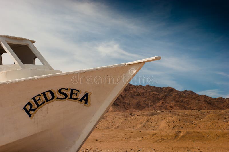 Ship in the Desert stock image. Image of desert, dahab - 47406411