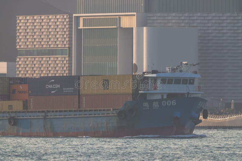 Ship Docked at an Industrial Port Facility in Harbor Jan 11 2025 ...