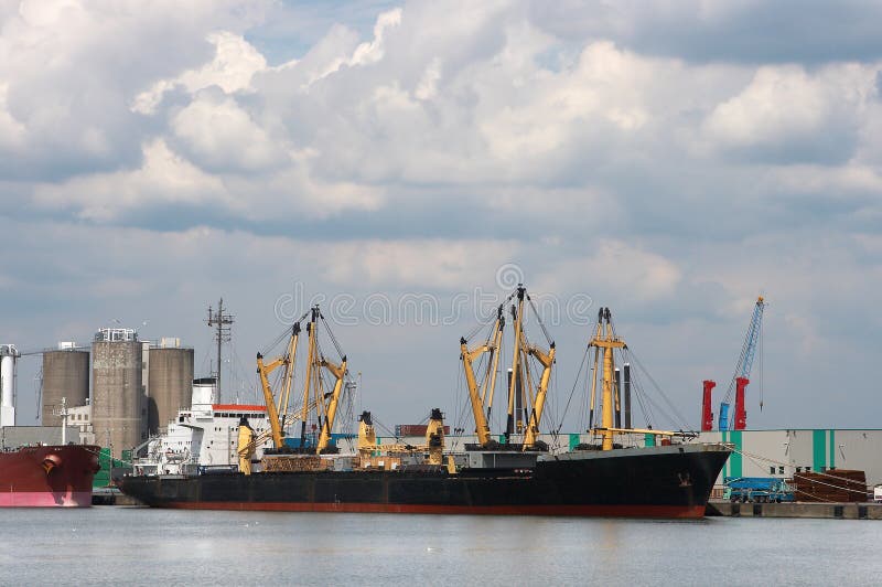 Ship in the docks stock photo. Image of international - 3366950