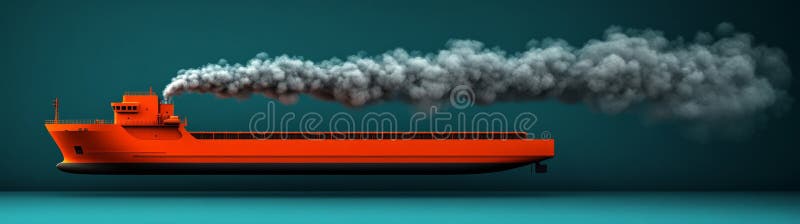 Ship Emissions: the Impact of CO2 on Maritime Ecosystems Stock Photo ...
