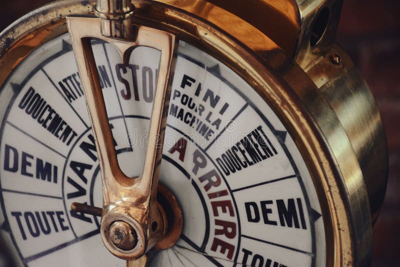 Antique Old Fashioned Ship Engine Control Lever Stock Photos - Free ...