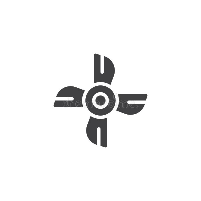 Ship Engine Propeller Vector Icon in 6 Different Modern Styles. Black ...