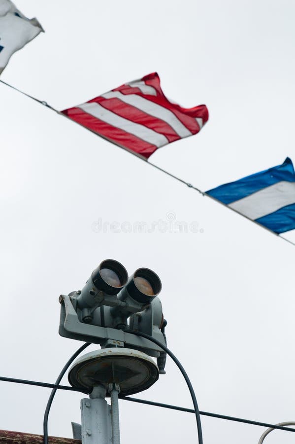Alarm Flags of a Sailing Vessel Stock Photo - Image of alexander ...