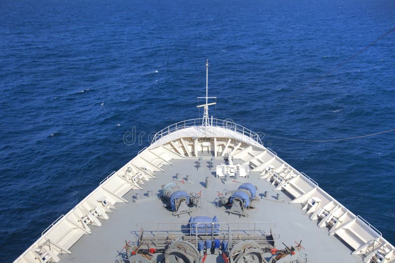 Ship / Forward Direction of Movement Stock Photo - Image of front, nose ...