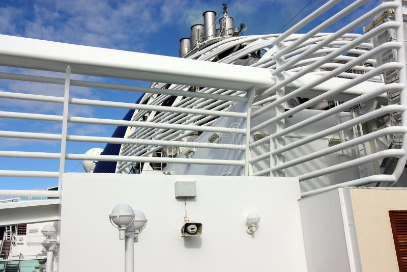 Ship funnels stock photo. Image of voyage, transportation - 73290884