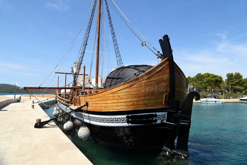 Ship Galley for the Entertainment of Tourists Stock Photo - Image of ...