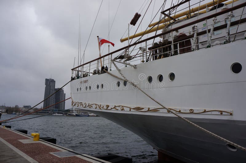 Ship in Gdynia editorial photo. Image of port, gdynia - 22670736