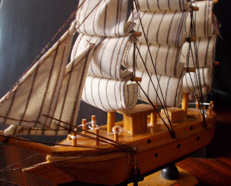 Ship Handmade Horizontal Image Stock Image - Image of model, atlantic ...