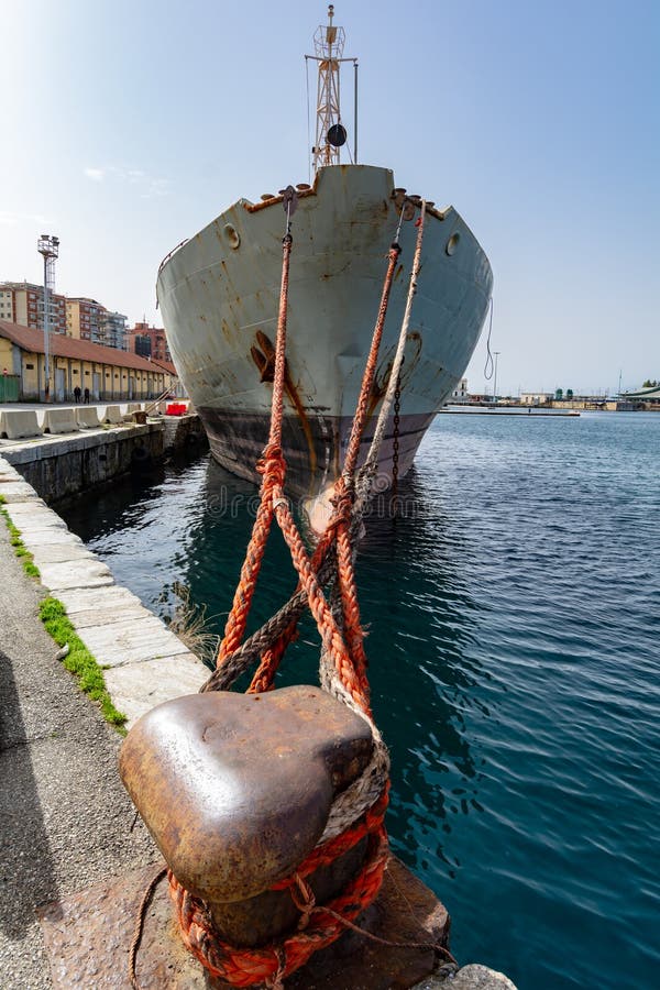 A ship in the harbor stock photo. Image of nautical - 325577352