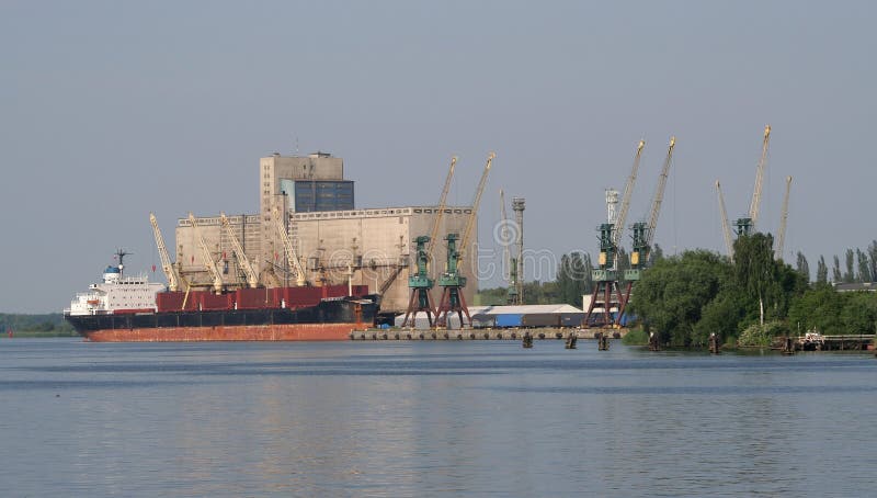 Ship in harbour stock photo. Image of embankment, marina - 887604