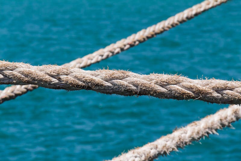 Ship hawser stock photo. Image of rail, hawser, pretty - 62132060