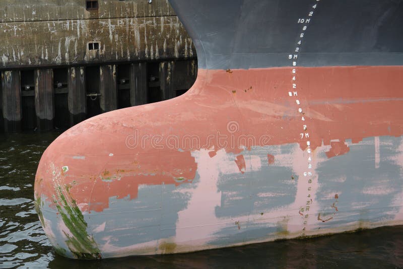 Ship hull stock photo. Image of draft, vessel, paint, depth - 1054966