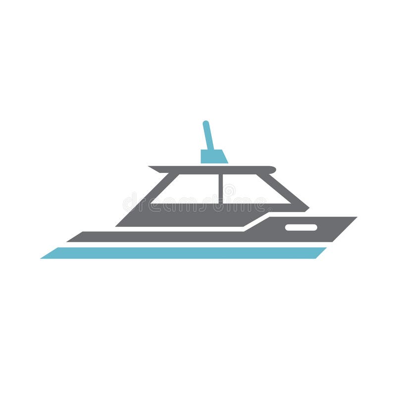 Ship Icon on Background for Graphic and Web Design. Simple Vector Sign ...
