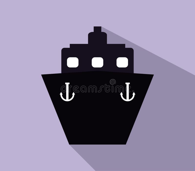 Ship icon stock illustration. Illustration of delivery - 78840457
