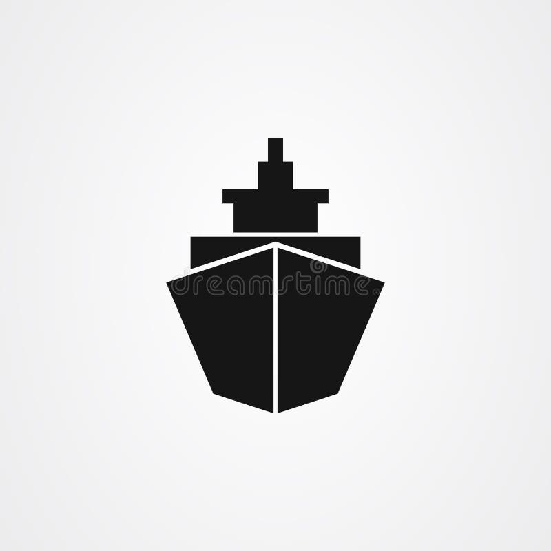 Ship Icon Logo Vector Design Stock Vector - Illustration of business ...