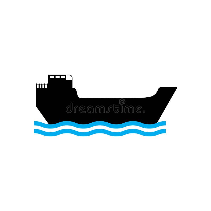 Ship Icon Logo, Vector Design Illustration Stock Vector - Illustration ...