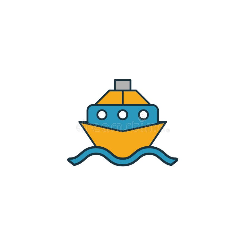 Ship Icon. Simple Element from Transport Icons Collection Stock ...