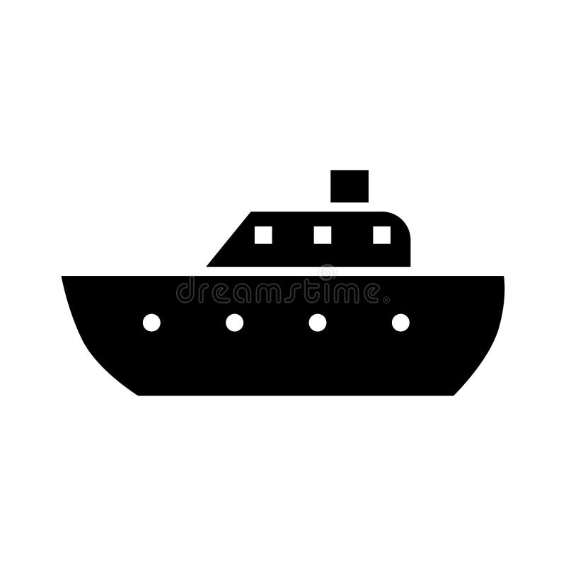 Ship Icon Vector Design Template on Trendy Design Stock Vector ...