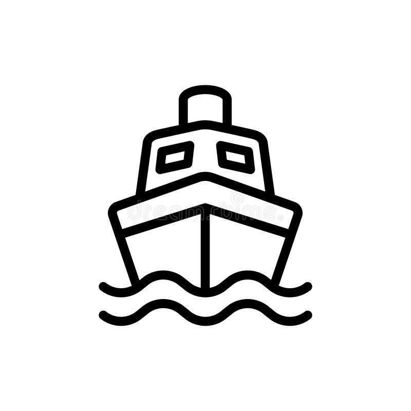Ship Icon Vector Design Template on Trendy Design Stock Vector ...