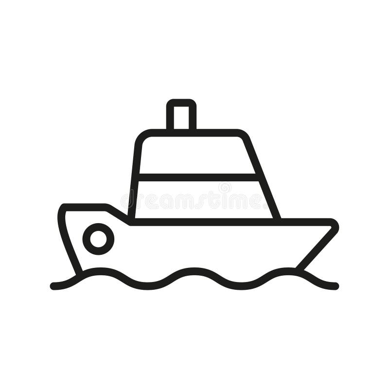 Ship Icon Vector Design Templates Simple and Modern Stock Vector ...