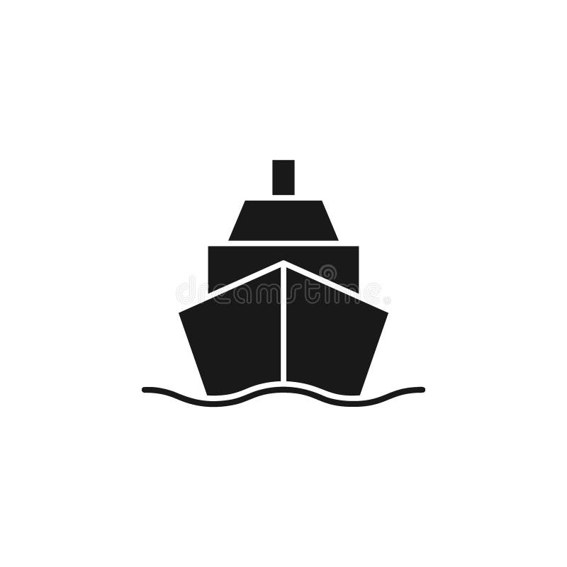 Ship Icon Vector Illustration. Shipping Symbol Stock Vector ...