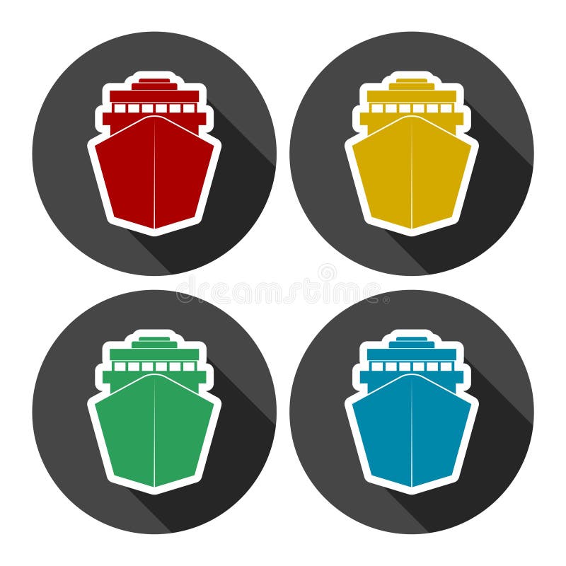 Ship icons set stock vector. Illustration of icon, naval - 117815908