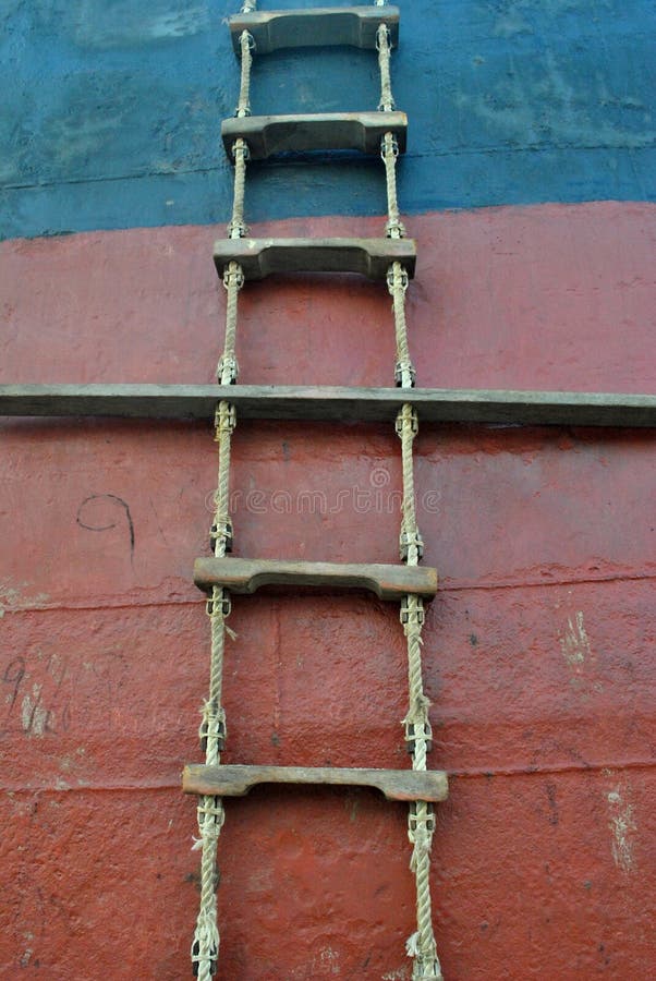 Ship Ladder stock image. Image of metal, rusty, ship - 46627137