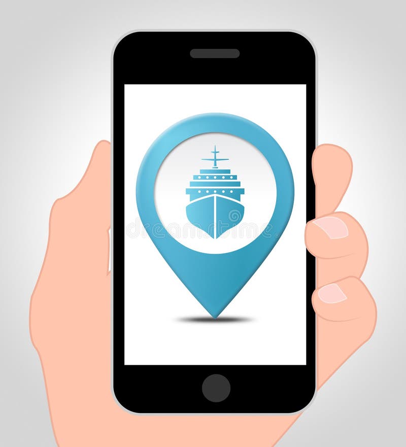 Ship Location Isolated Vector Icon Which Can Easily Modify or Edit ...