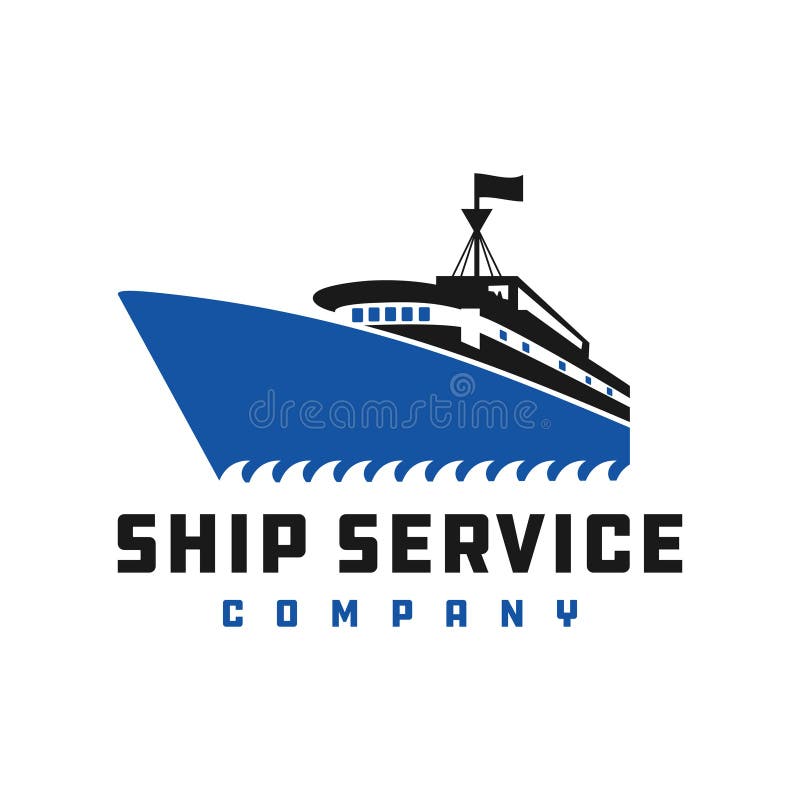 Ship logo design stock vector. Illustration of company - 168817162