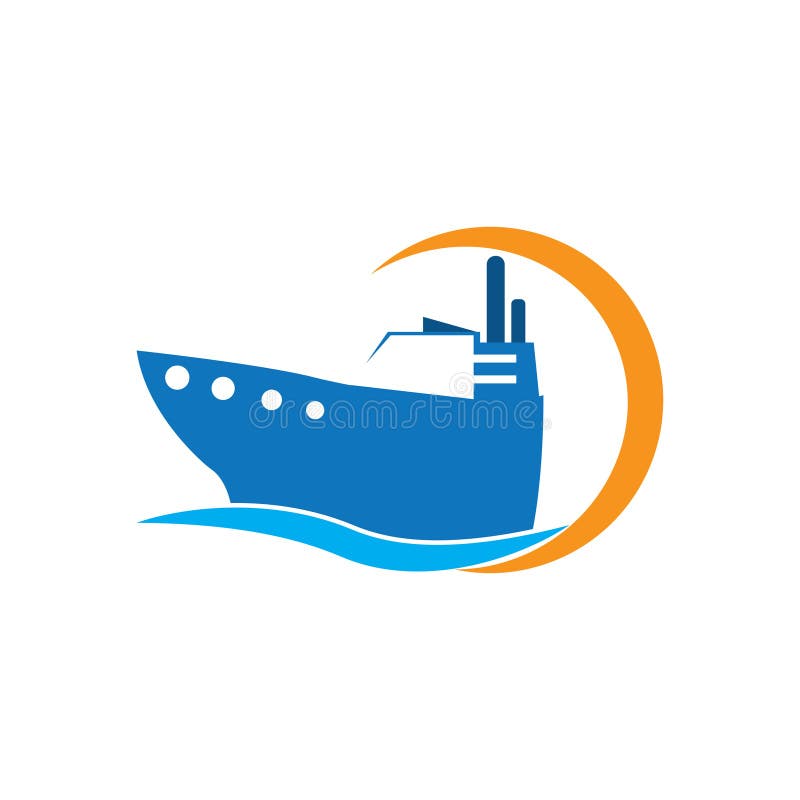 Ship logo stock vector. Illustration of maritime, logistic - 315169236