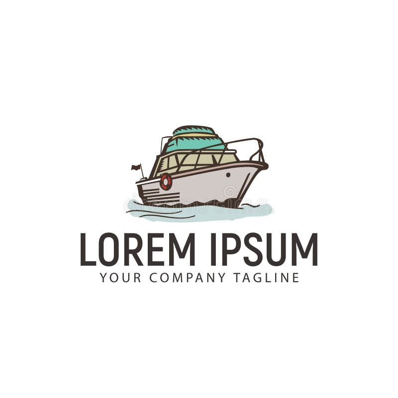 Ship Marine Vintage Retro Logo Design Concept Template Stock Vector ...