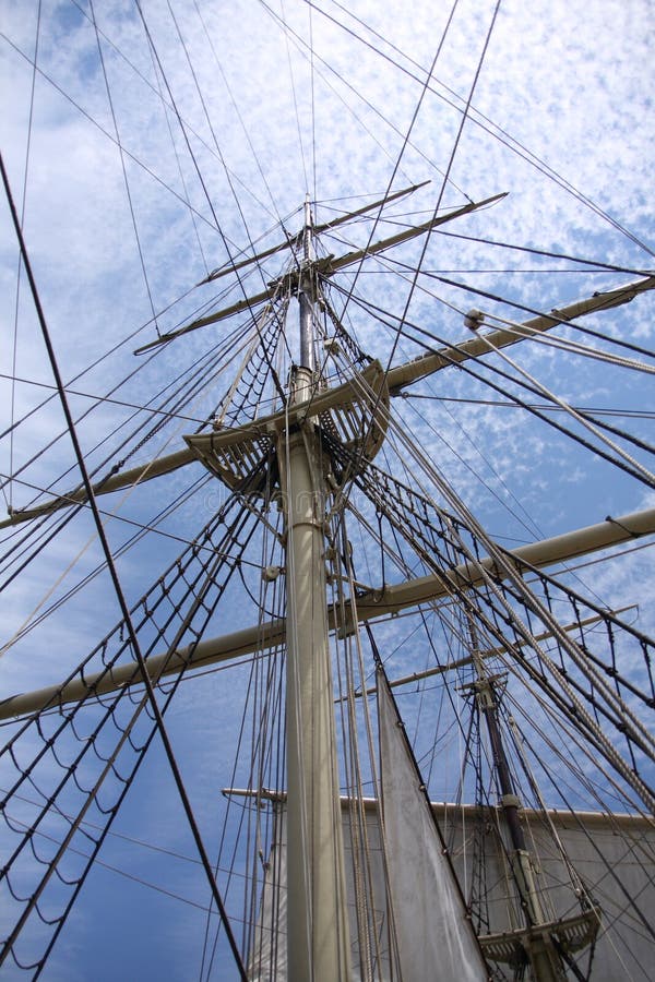 Ship S Mast with Naval Flags Stock Photo - Image of yacht, signalflag ...