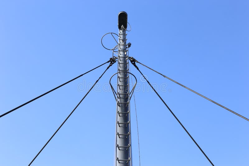 Ship mast. stock photo. Image of cruise, ship, mast, boat - 64264932