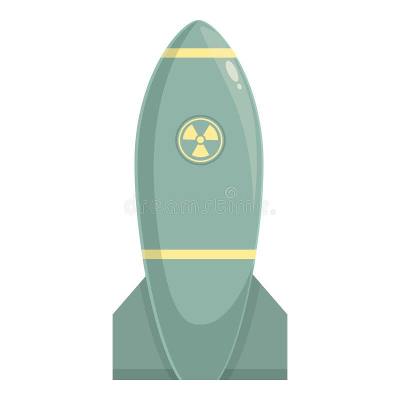 Ship Military Nuclear Icon Cartoon Vector. War Fire Blast Stock Vector ...
