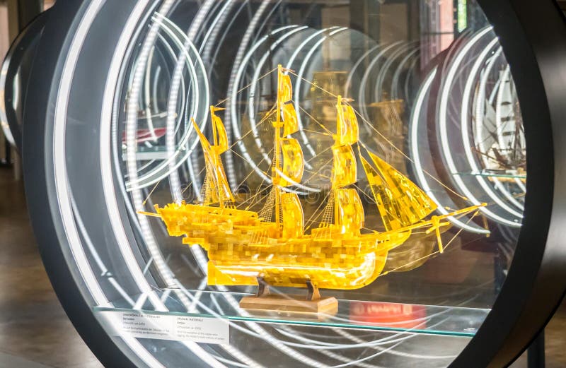 Ship Model in the Ship Museum Stock Photo - Image of studio, travel ...