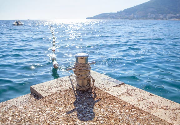 Ship mooring place stock image. Image of architecture - 146463705