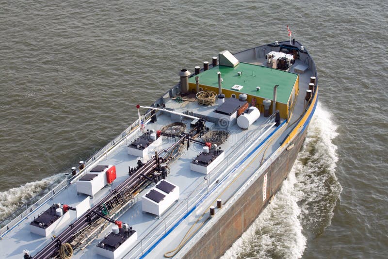 Ship moving to harbor stock photo. Image of international - 13860322