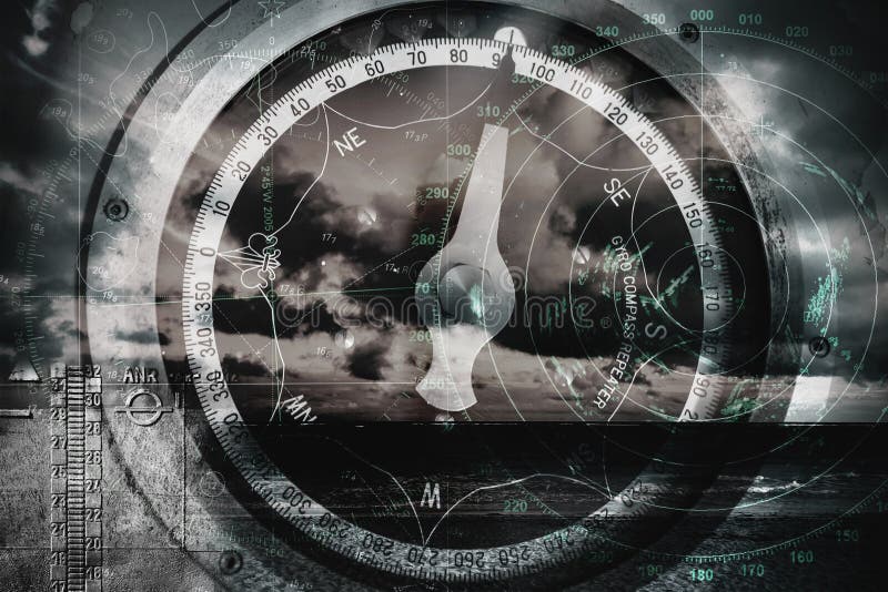 Ship Navigation Multi Exposure Background Stock Photo - Image of ...