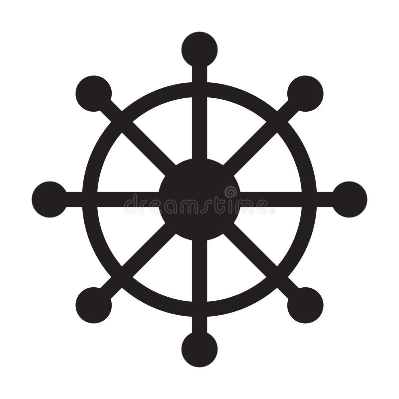Ship Navigation,navigation, Ship, Wheel Fully Editable Vector Icon ...