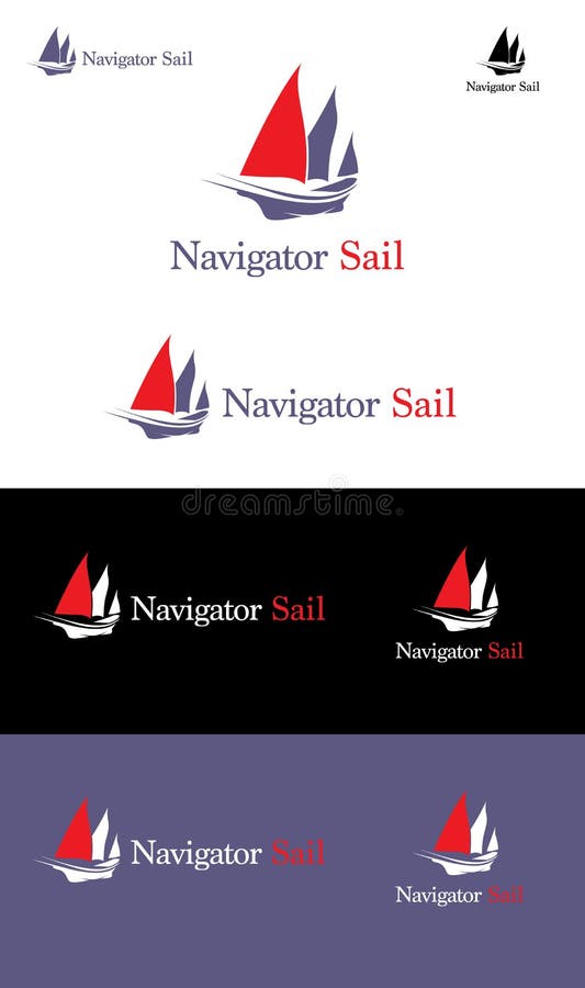 Ship Navigator Icon Inspiration. Stock Illustration - Illustration of ...