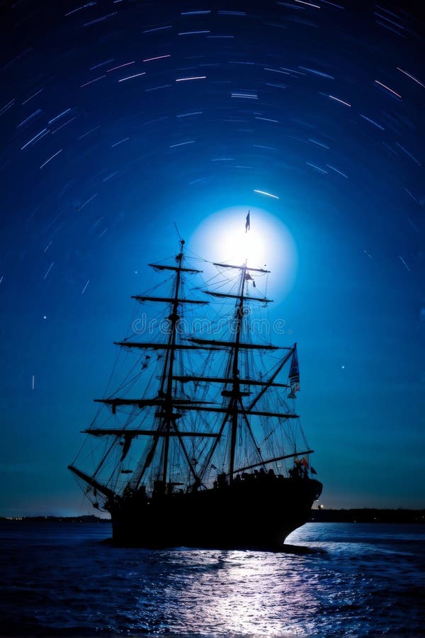 Nightship Night Stock Illustrations – 2 Nightship Night Stock ...