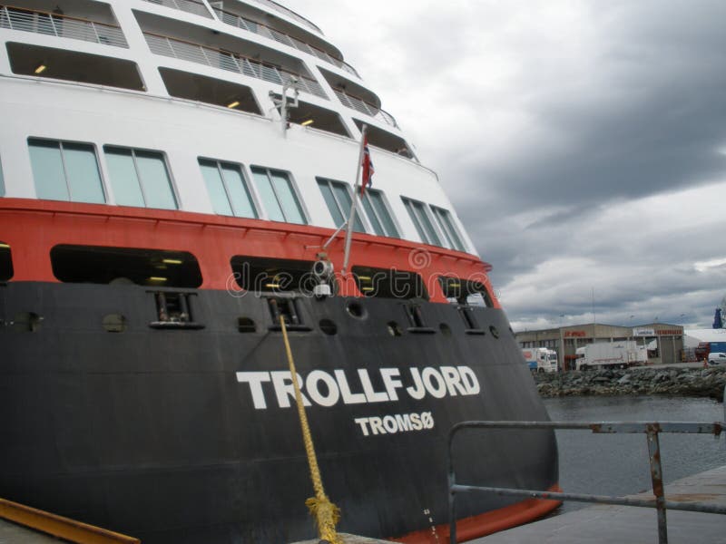 Ship Our Ship Docked in Trondheim Editorial Photography - Image of ship ...