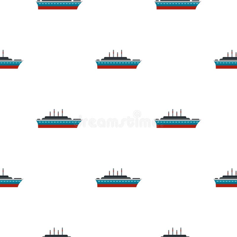 Ship pattern flat stock vector. Illustration of nautical - 118900089