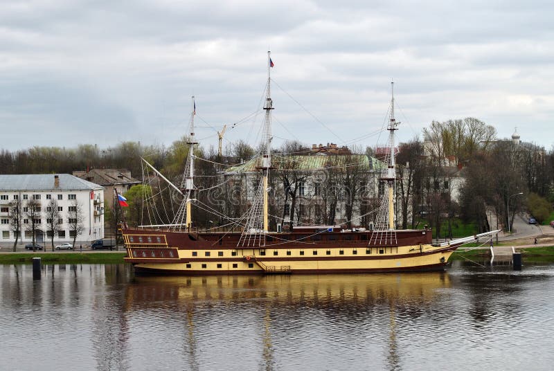 Ship at the Pier stock image. Image of wood, transport - 18191685