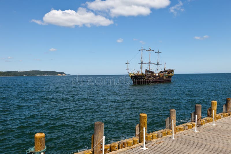 Ship at the pier stock photo. Image of boat, port, city - 20095630